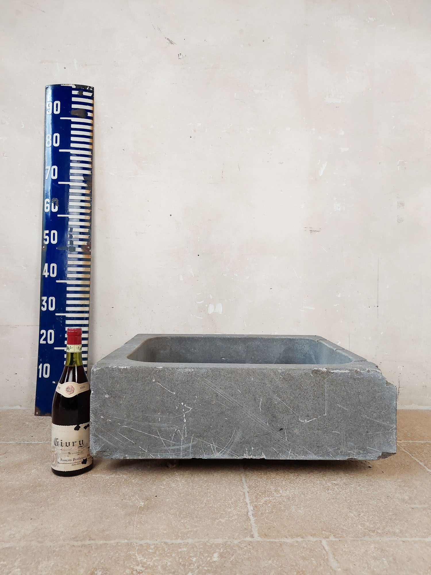 Antieke Belgische hardstenen keuken pompbak - Piet Jonker